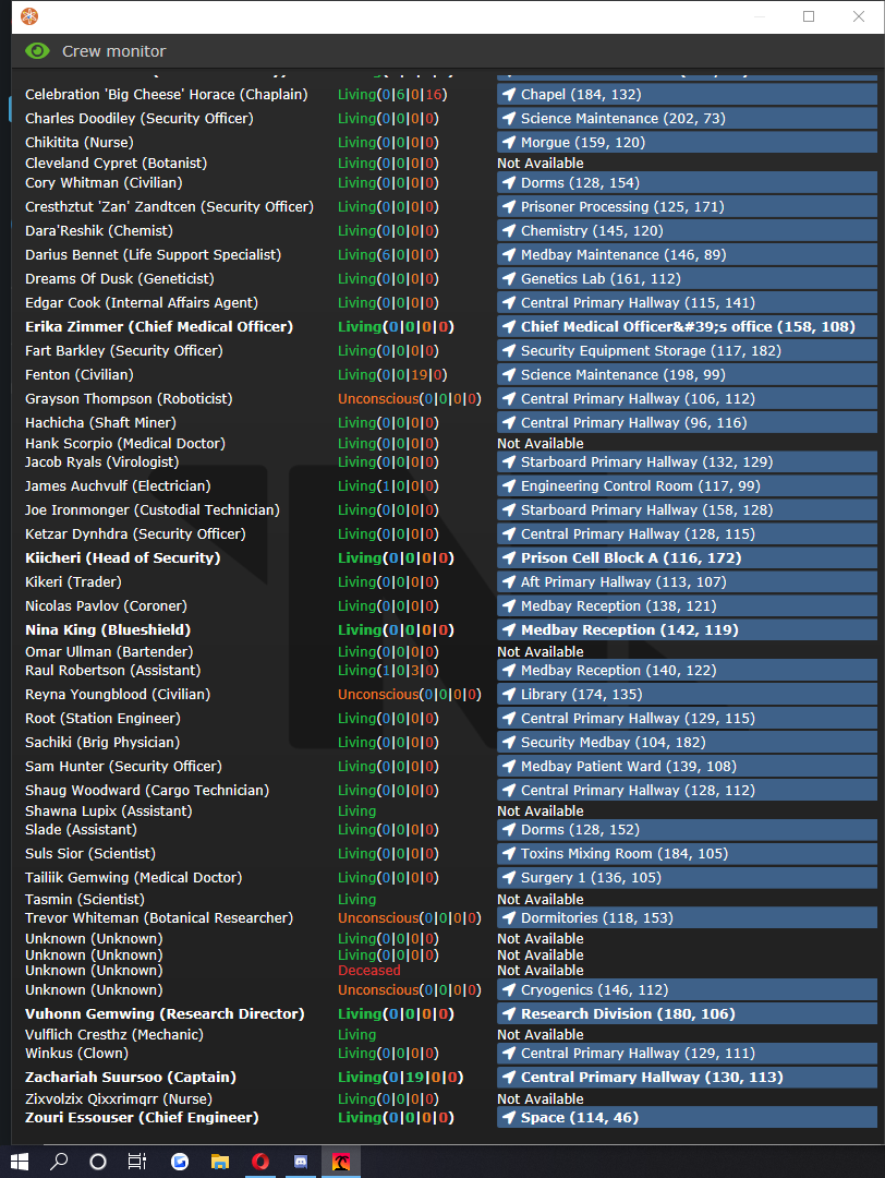 Crew Monitor duplicating crew entries · Issue #14322 · ParadiseSS13/Paradise · GitHub