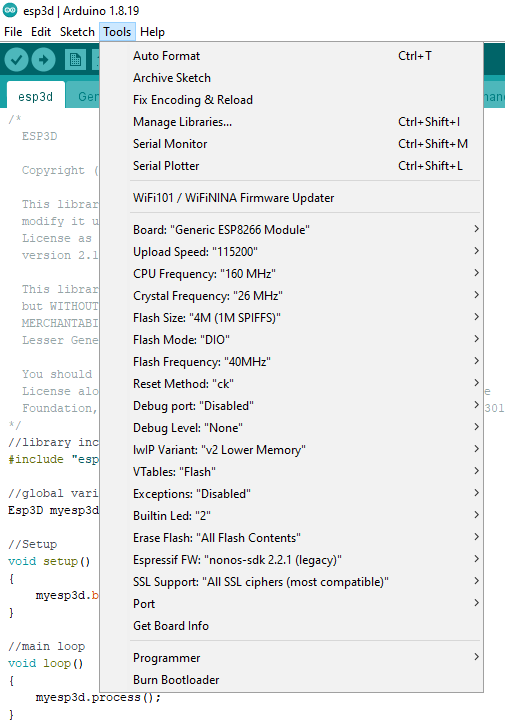 [Question] no wifi network on nodeMCU · Issue #740 · luc-github/ESP3D · GitHub