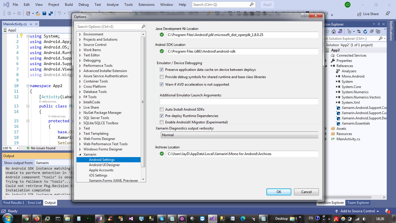 VS 16.7.0 P3.1 Android SDK License Acceptance Dialog · Issue #4880 · dotnet/android · GitHub