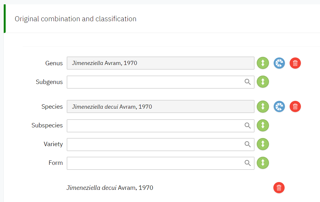 Non-original combination authorship lacking parentheses · Issue #1686 · SpeciesFileGroup ...