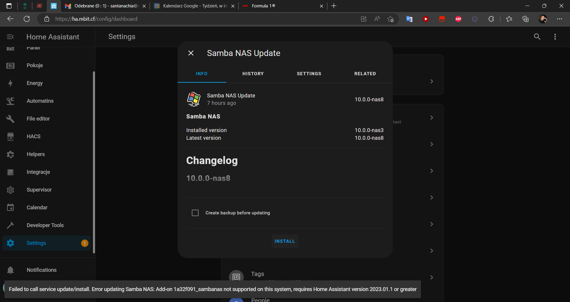 can't skip update · Issue #138 · dianlight/hassio-addons · GitHub