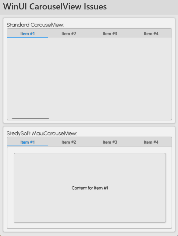 Winui Carouselview Layout Issues · Issue 16322 · Dotnetmaui · Github 6503