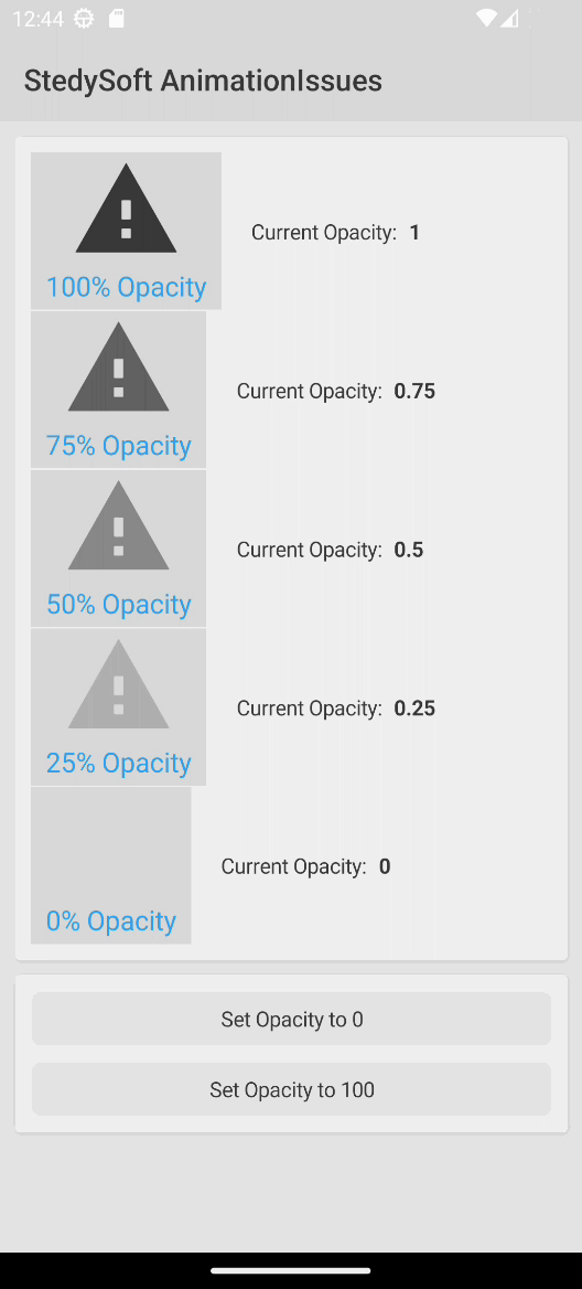 [Android] Animation on Opacity Issue · Issue #16729 · dotnet/maui · GitHub