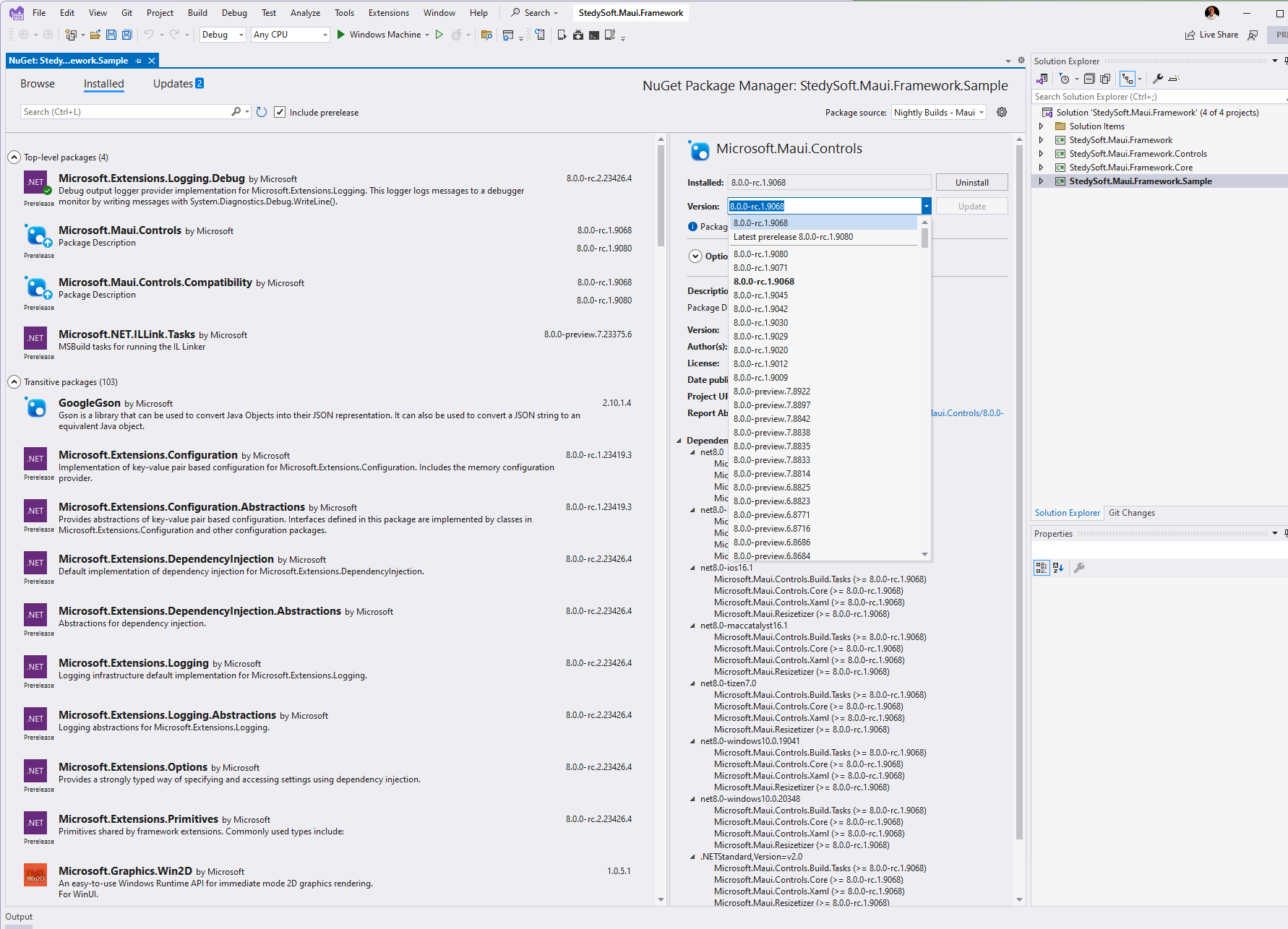 Nightly Builds fail to compile · Issue #17040 · dotnet/maui · GitHub