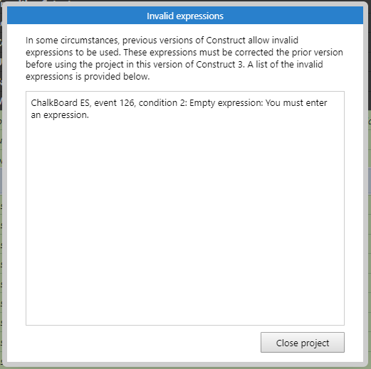 Changing name/value of global constant variable causes crash, renders project unopenable, and ...