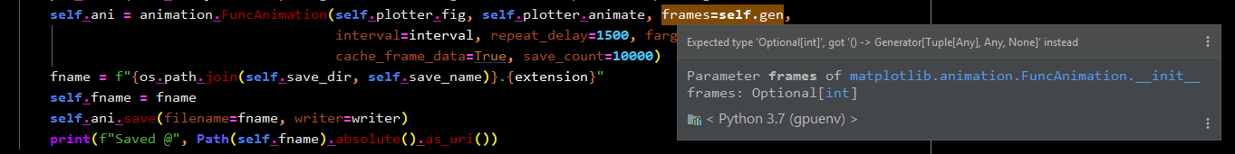 Linter complains about unexpected data-type, however, docs say this is ...