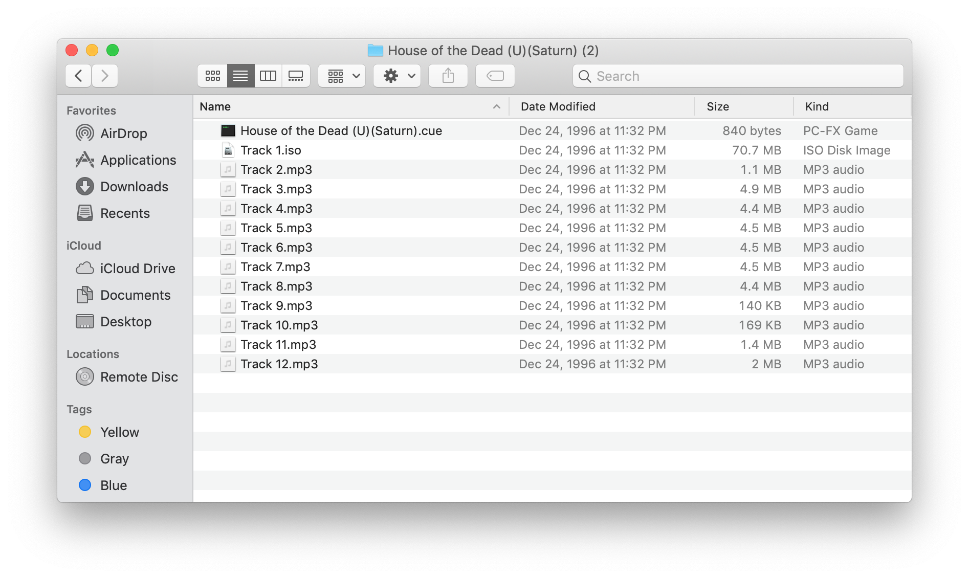 House of the Dead Saturn cue issue · Issue #3959 · OpenEmu/OpenEmu · GitHub