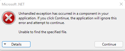 Unable to find the specified file · Issue #17402 · microsoft/PowerToys · GitHub