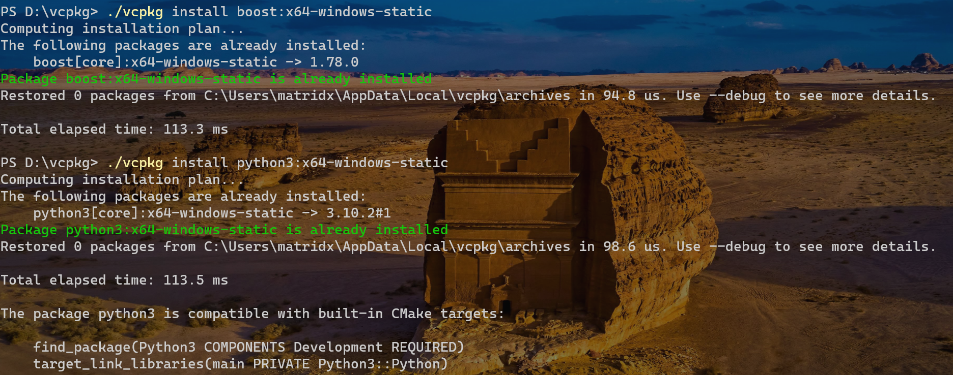 The boost Python package cannot be used in visual studio. · Issue ...
