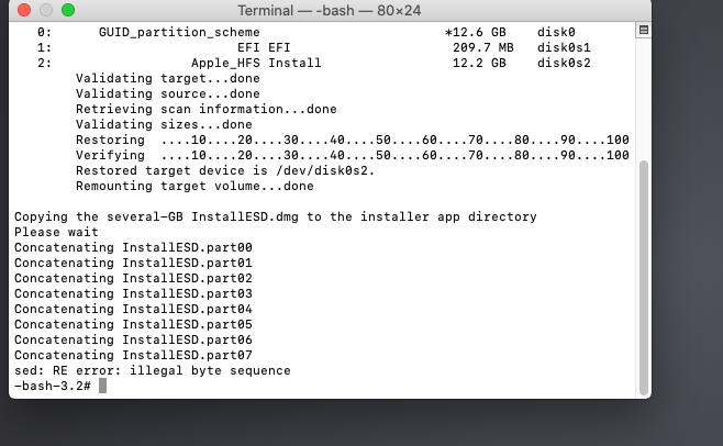Sed Re Error Illegal Byte Sequence · Issue 315 · Myspaghettimacos Virtualbox · Github