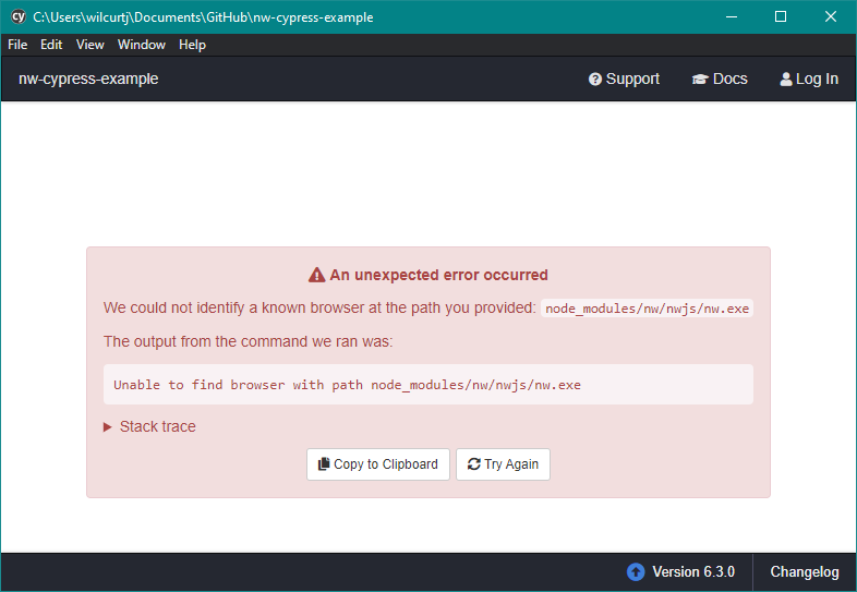 Suppport running Cypress in NW.js (node-webkit) · Issue #4662 · cypress-io/cypress · GitHub