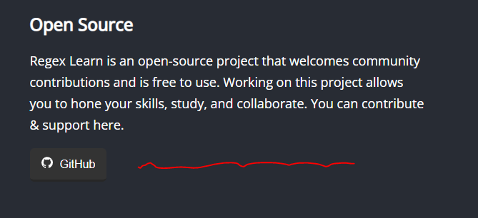 GitHub Button · Issue #105 · aykutkardas/regexlearn.com · GitHub