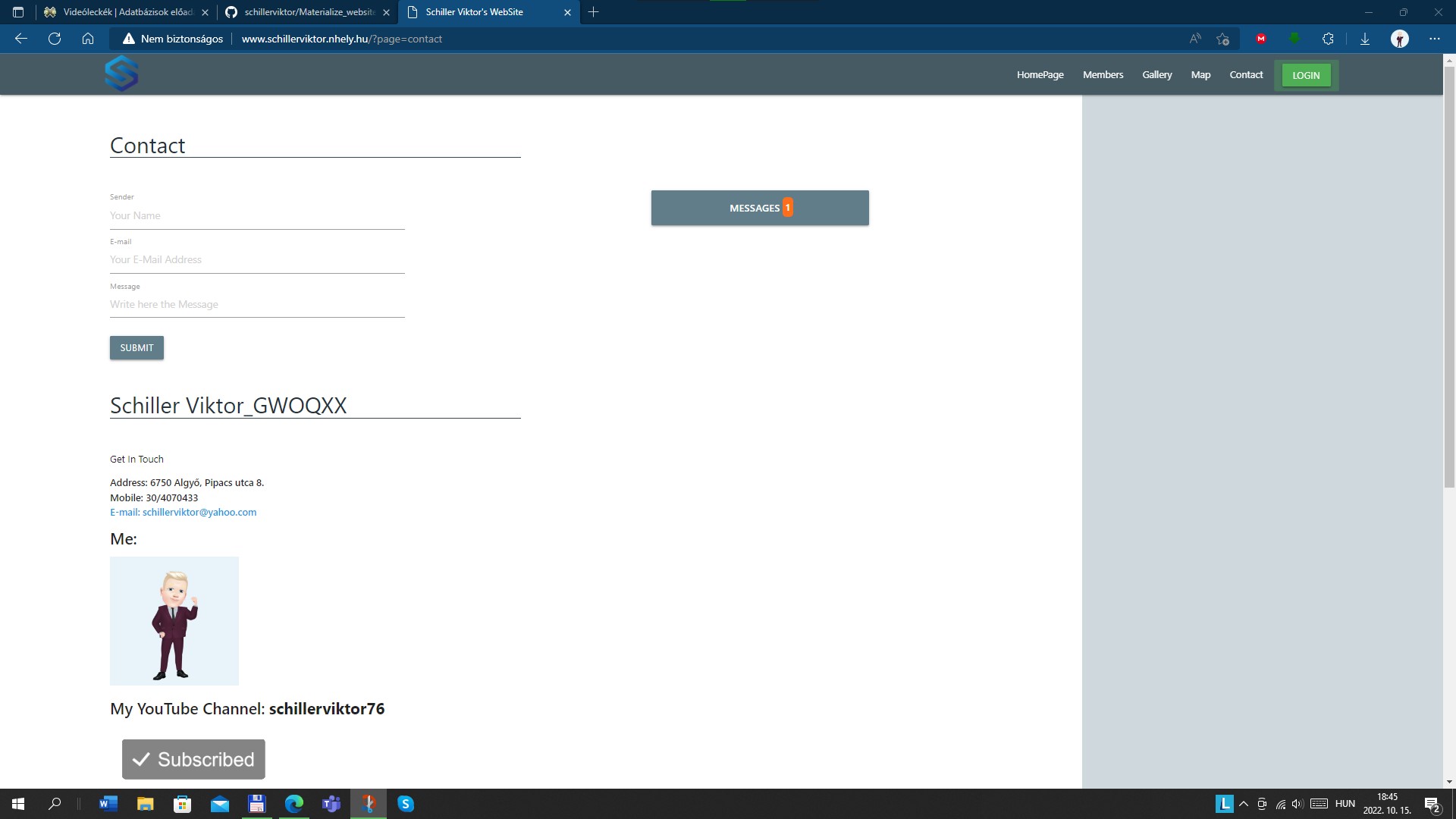 GitHub - schillerviktor/Materialize_website