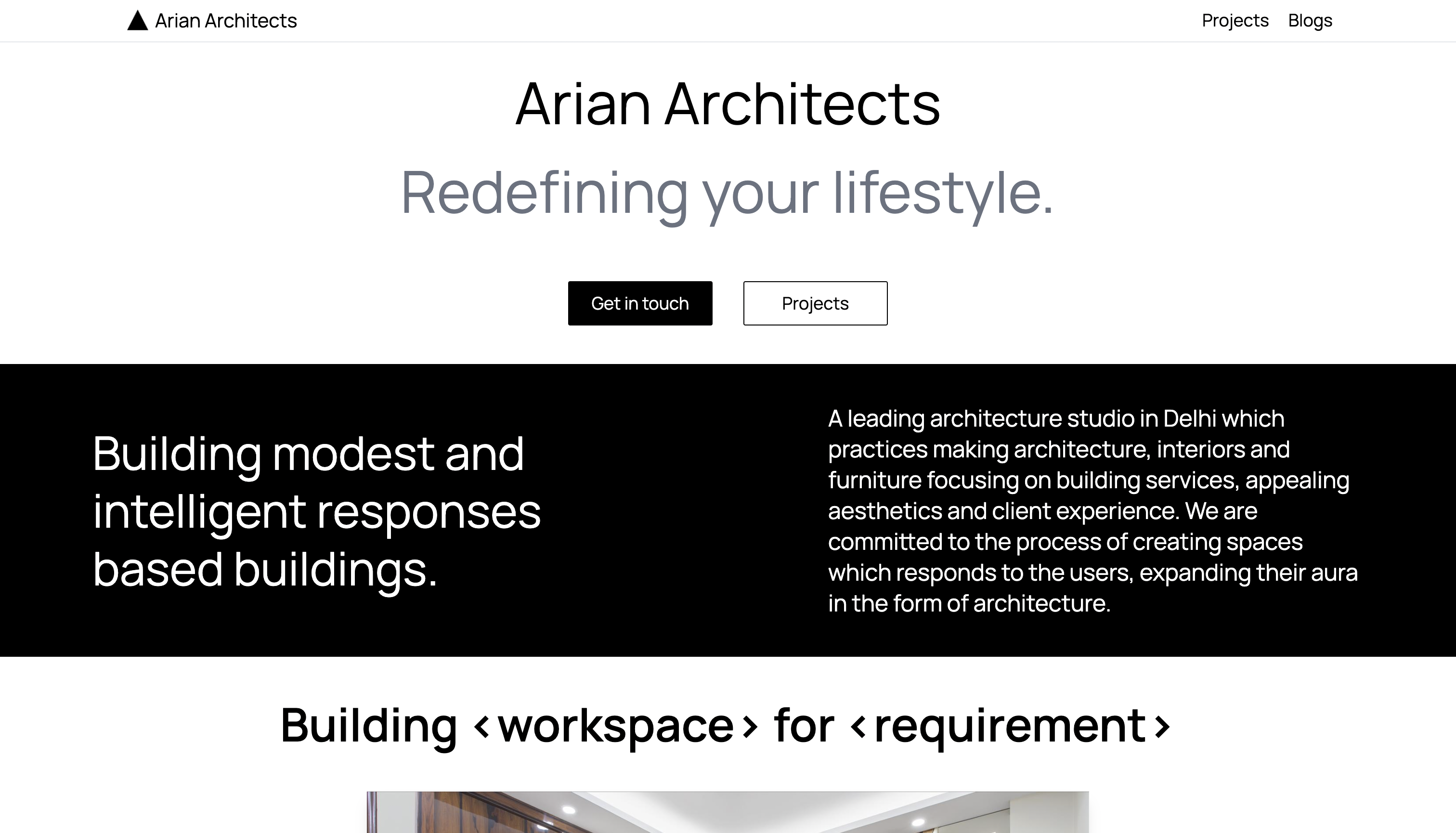 SHOWCASE: Arian Architects - Marketing Website · Issue #481 · withastro/astro.build · GitHub