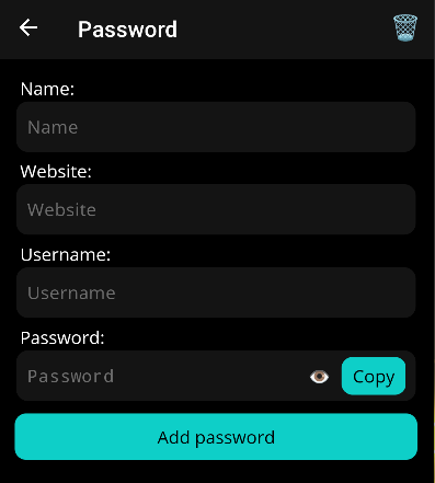 GitHub - Martan03/Passtore: Password manager app in .NET MAUI