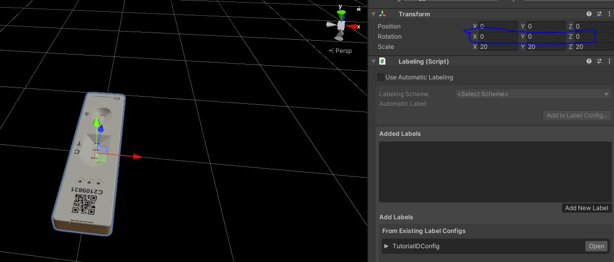 how to rotate items already rotated to face the camera (ala x=-90) in ...