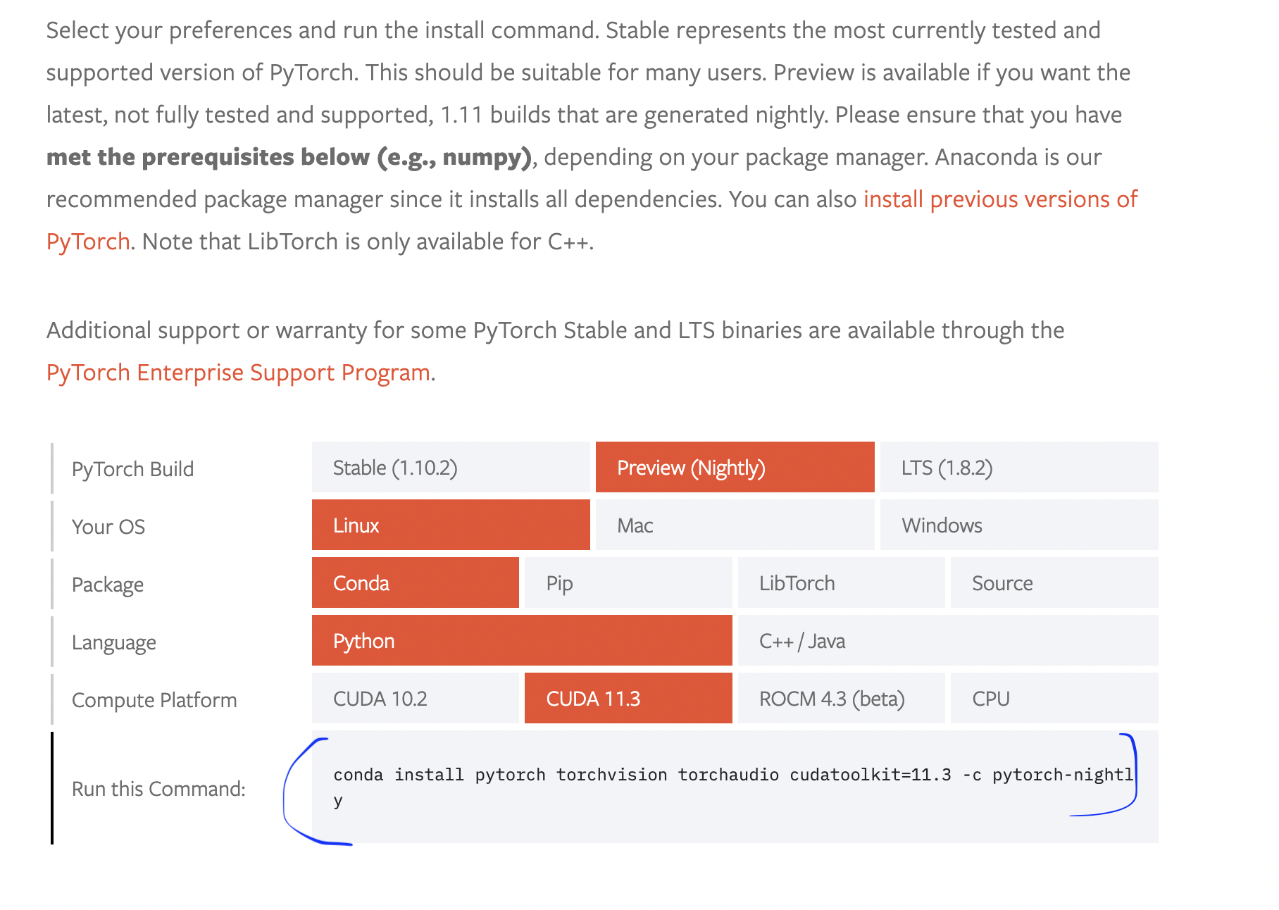 improvement - add 'copy to clipboard' functionality to the "run this command" on getting started ...