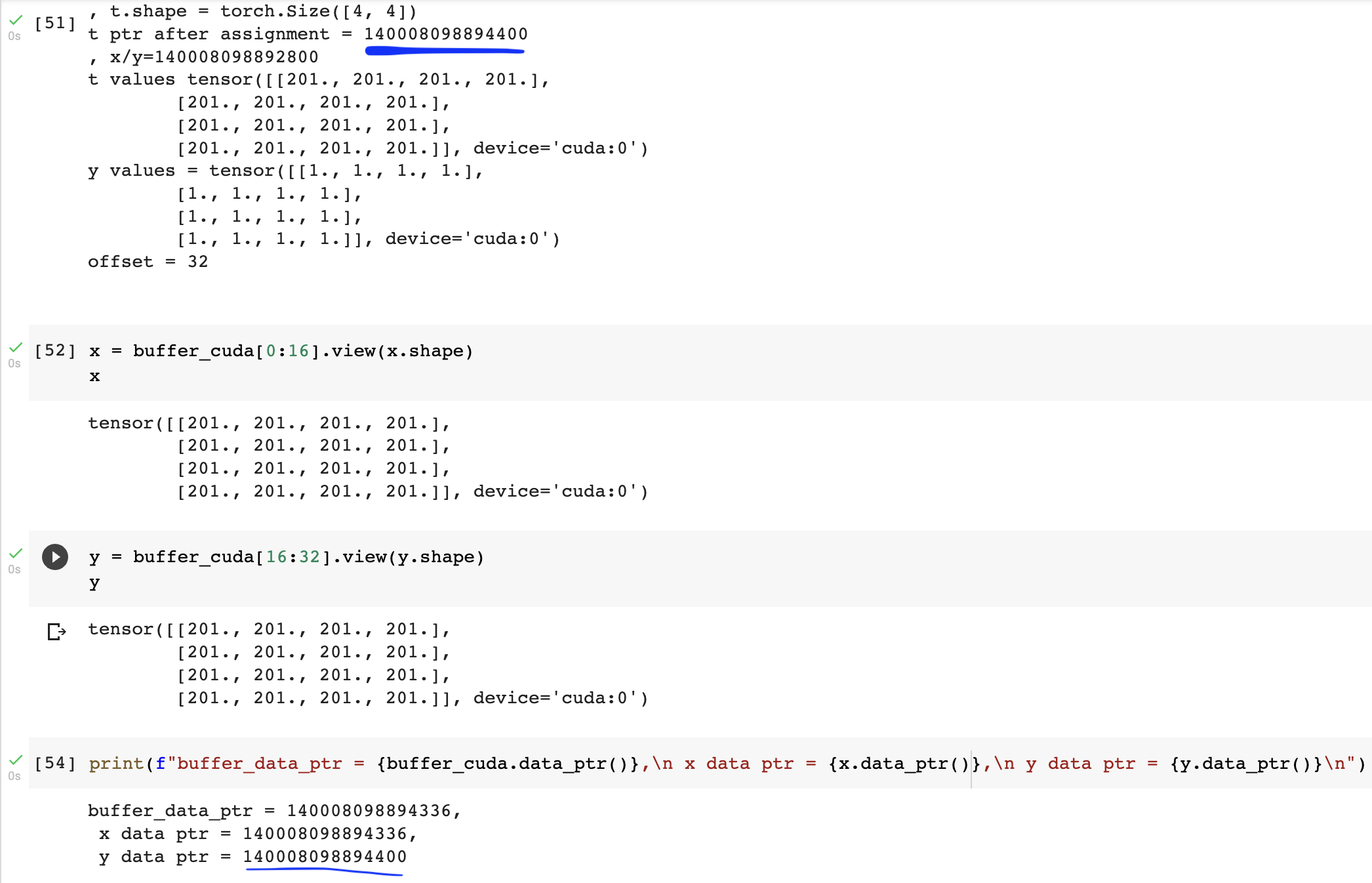 Tensor slicing within loop silently fails assignment, vs effective same slice assignments out of ...