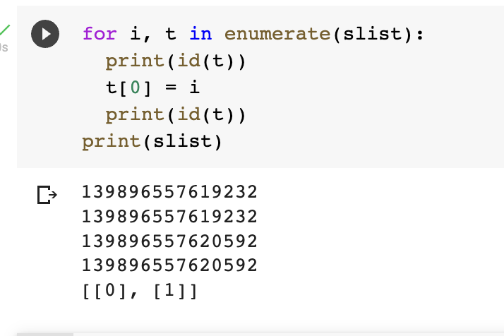 Tensor Slicing Within Loop Silently Fails Assignment Vs Effective Same Slice Assignments Out Of