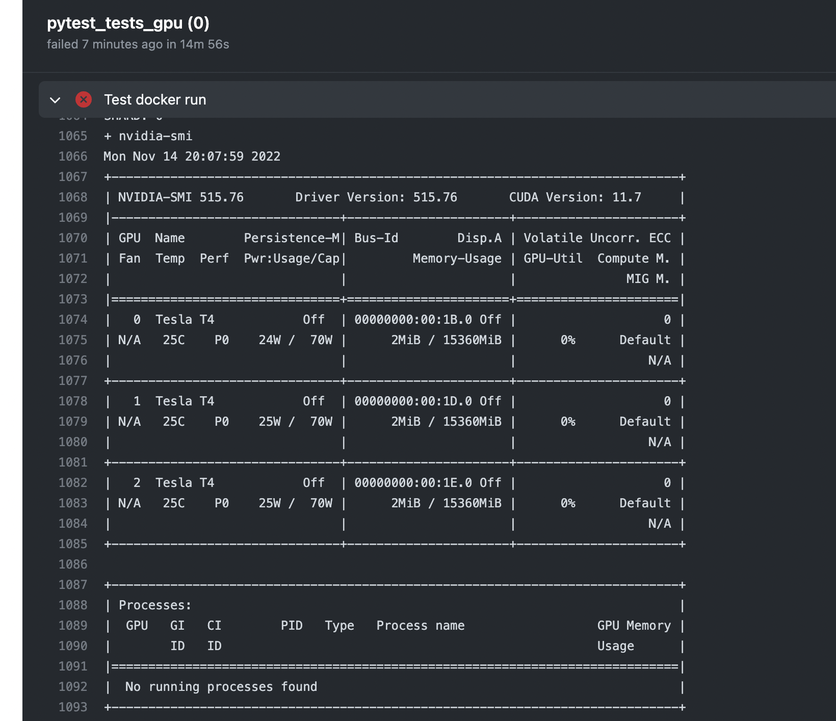 Pyteststestgpu0 Will Fail If Allocated A Non 4 Gpu Server Add Guardskip · Issue 613 6508