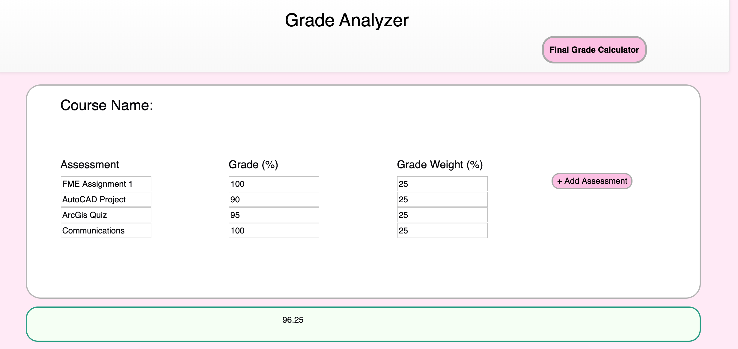GitHub - MorsalN/gradeAnalyzer