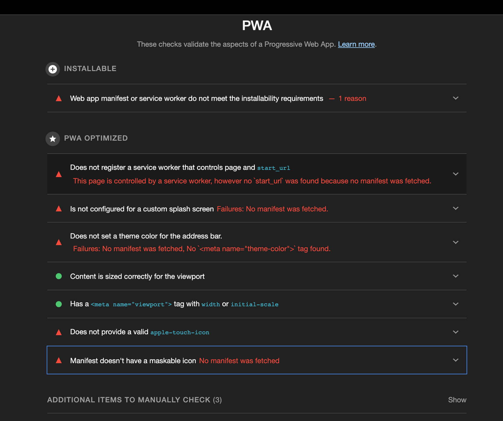 The Webpack PWA setup is broken · Issue #7842 · reapit/foundations · GitHub