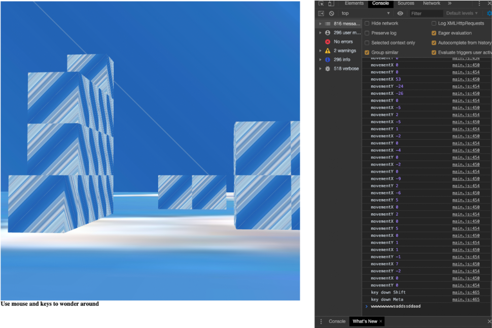 GitHub - gregorybork/WebGL_VirtualWorld: User navigating virtual world ...