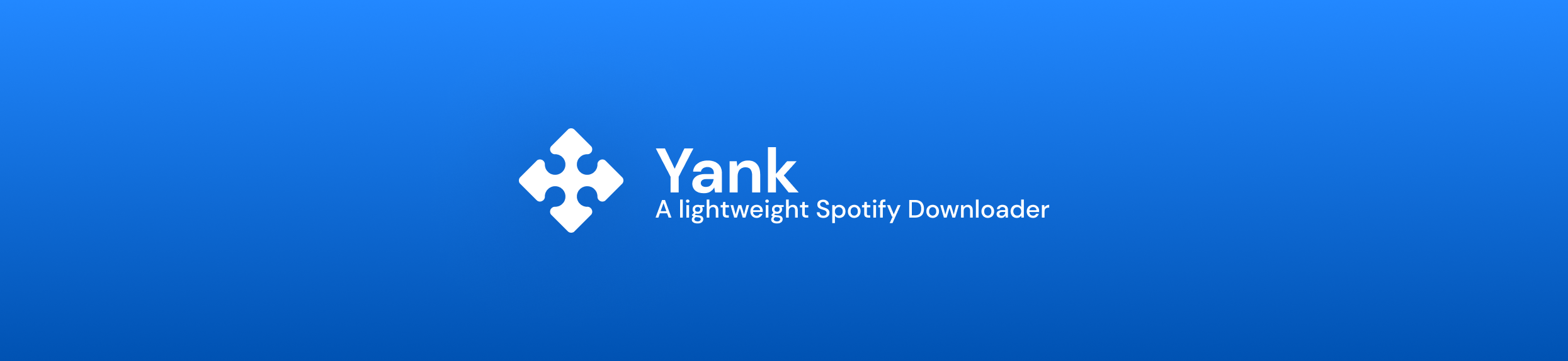 GitHub - G3VV/Yank: 🎶 A lightweight Spotify Downloader