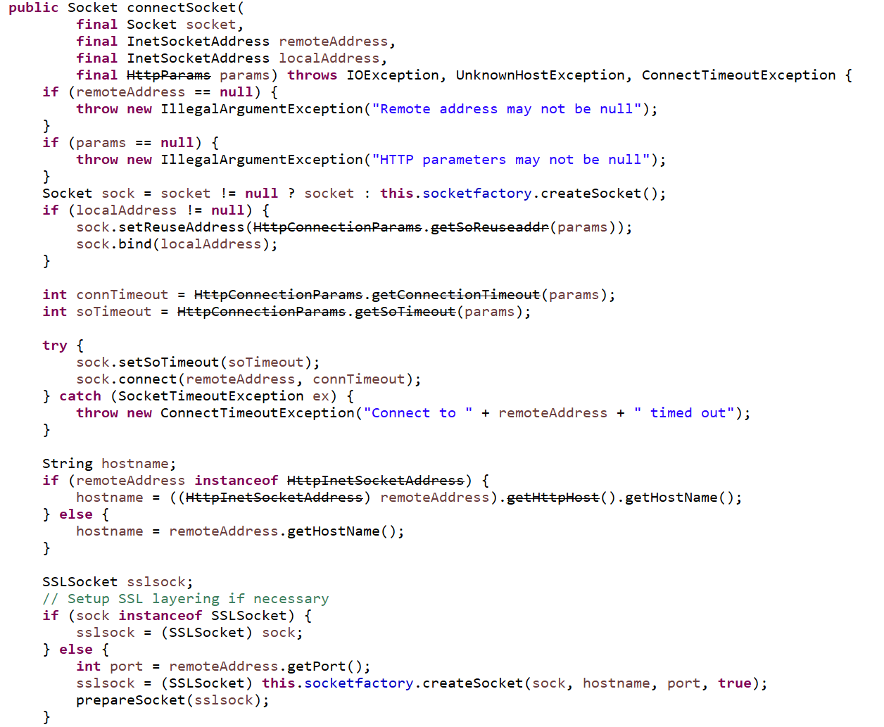 Duplicate classes "org.apache.http.conn.ssl.SSLSocketFactory" in different JARs, have different ...