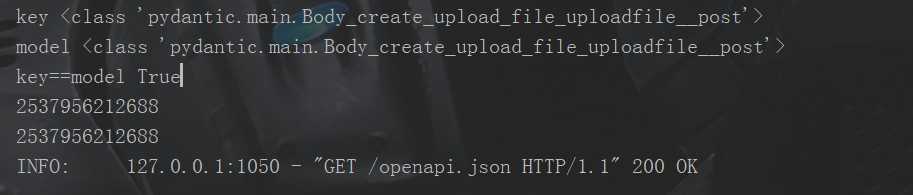 使用 file: UploadFile = File(...) 做为接口参数,导致/docs 报错无法打开 · Issue #3756 · fastapi/fastapi · GitHub