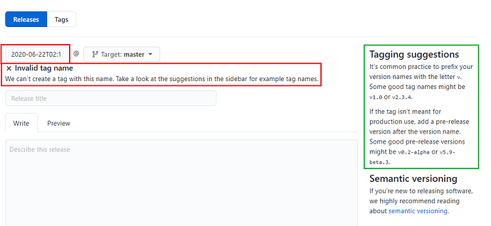 How to set a date as tag in release-action? · community · Discussion #25766 · GitHub