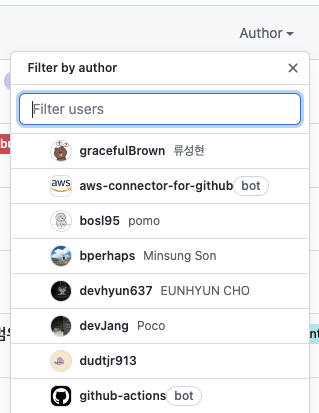 [필터고도화] 유저 네임 필터 기능을 구현한다. · Issue #395 · woowacourse/prolog · GitHub