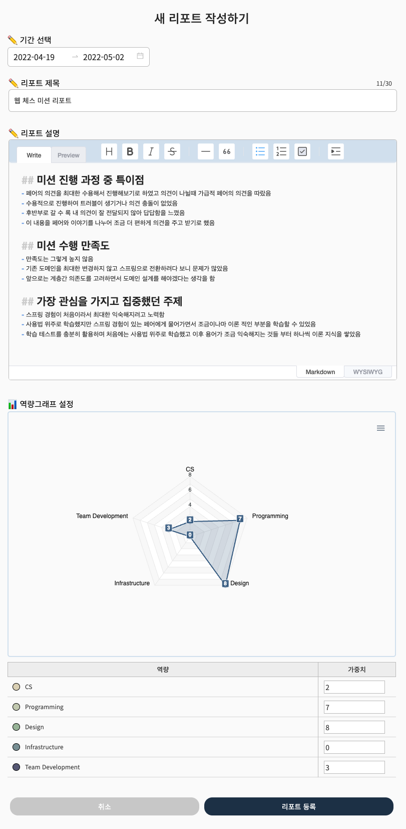 woowacourse-docs/studylog/selfcheck.md at main · woowacourse/woowacourse-docs · GitHub