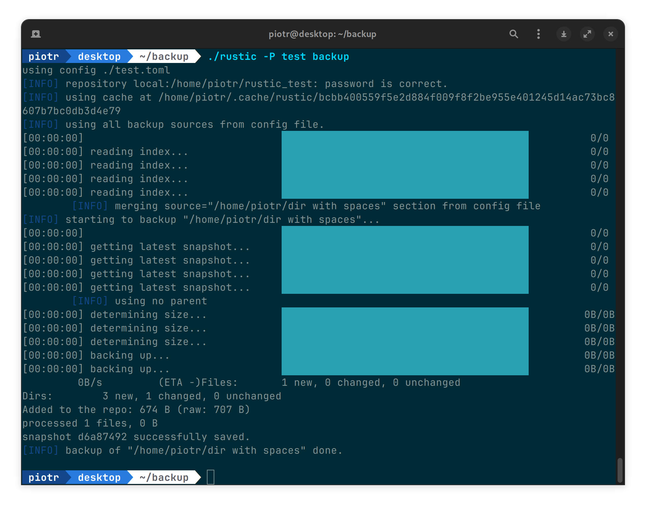 Backup of dirs with spaces still not working · Issue #583 · rustic-rs/rustic · GitHub