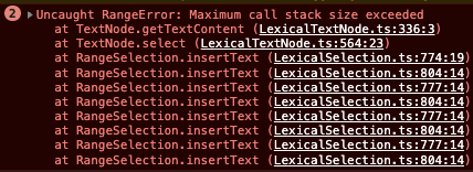 Bug: Inserting text in partially formatted link · Issue #2484 · facebook/lexical · GitHub