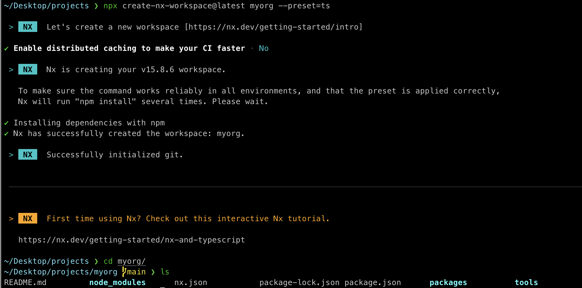 --preset ts does not do what it is supposed to · Issue #15621 · nrwl/nx · GitHub