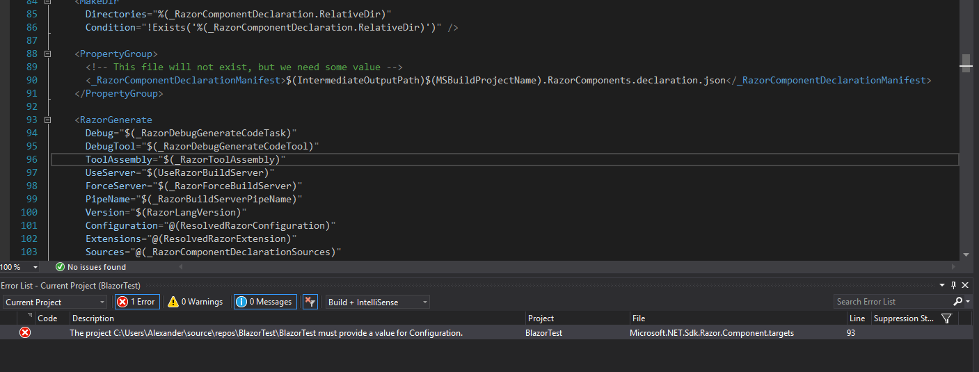 Blazor Client Side Application Failed To Start · Issue 10175 · Dotnetaspnetcore · Github