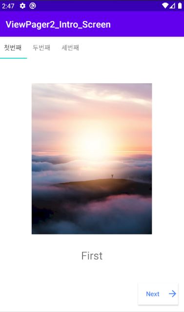 GitHub - teeyou/ViewPager2_Intro_Screen: Use RecyclerViewAdapter and ...