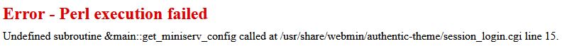 Upgrade Webmin from Version 1.962 to 1.970 on raspberry3b results in Perl Error · Issue #1428 ...