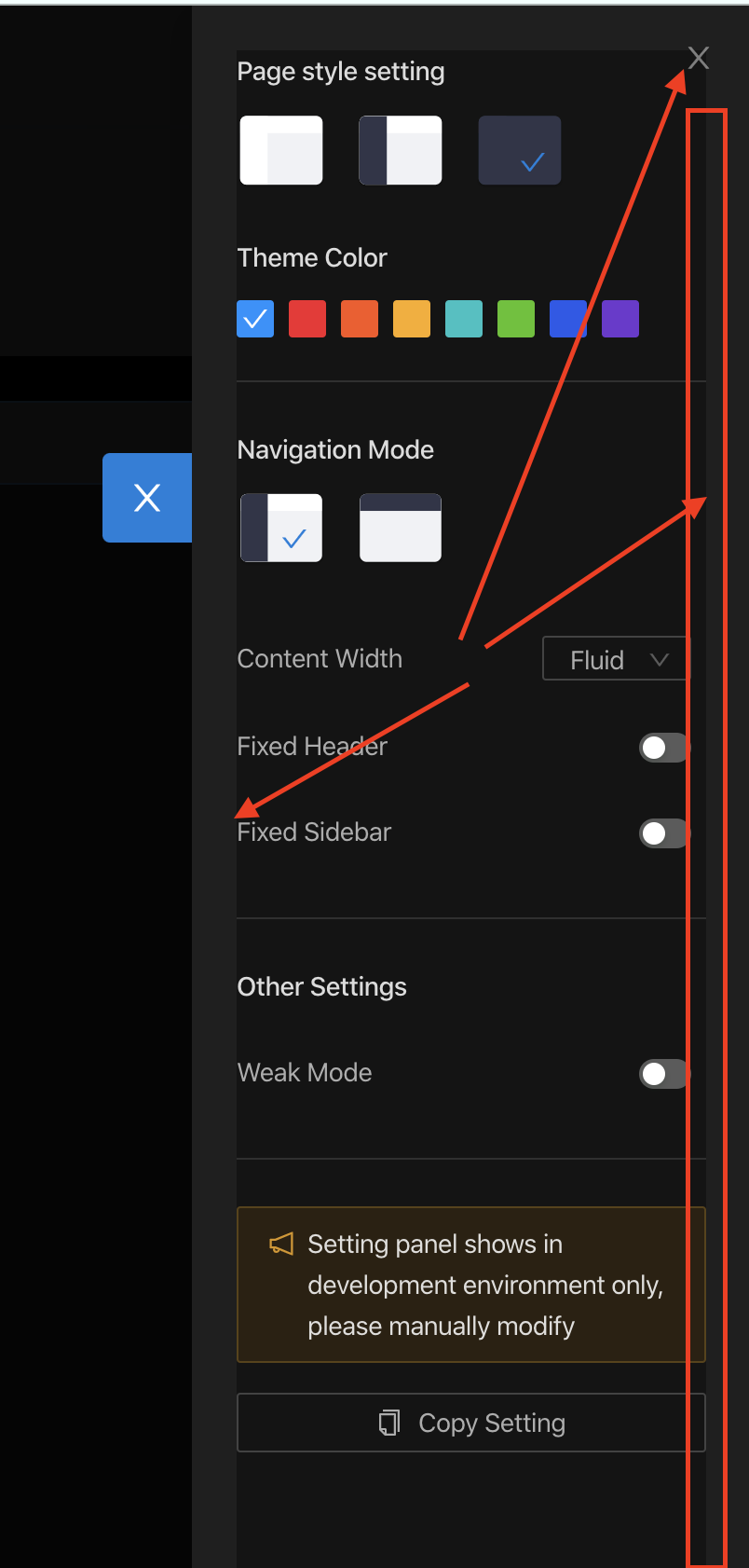 Ant Design Pro Preview - "dark style" / "dark theme" issues 🐛[BUG ...