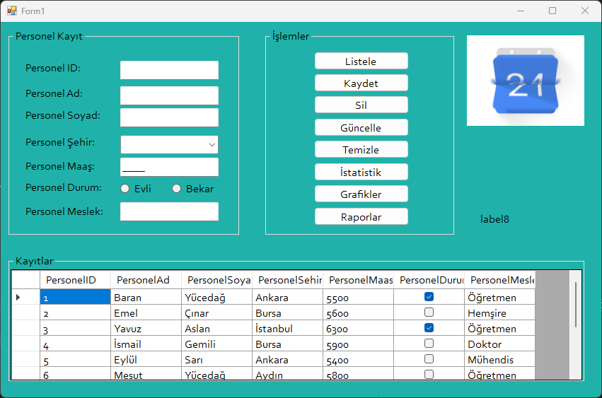 GitHub - DemiraslanSumeyra/Personel_Kayit