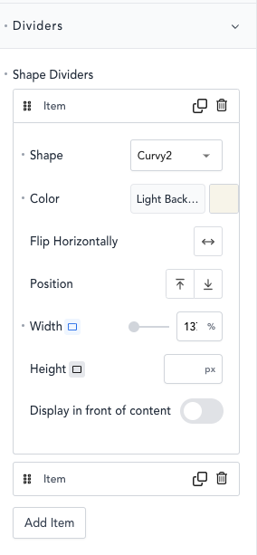 Section divider color is lost if the divider width is changed at a responsive breakpoint · Issue ...