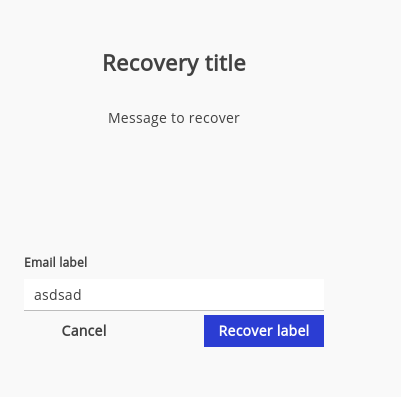 [Login] recovery error message not being shown · Issue #1224 · lumada-design/hv-uikit-react · GitHub