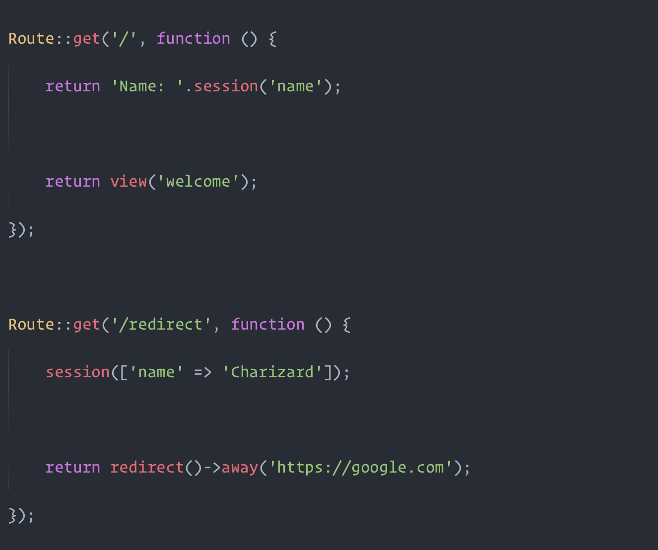 Cookie or Session being set on redirect()->away($url) · Issue #32815 · laravel/framework · GitHub