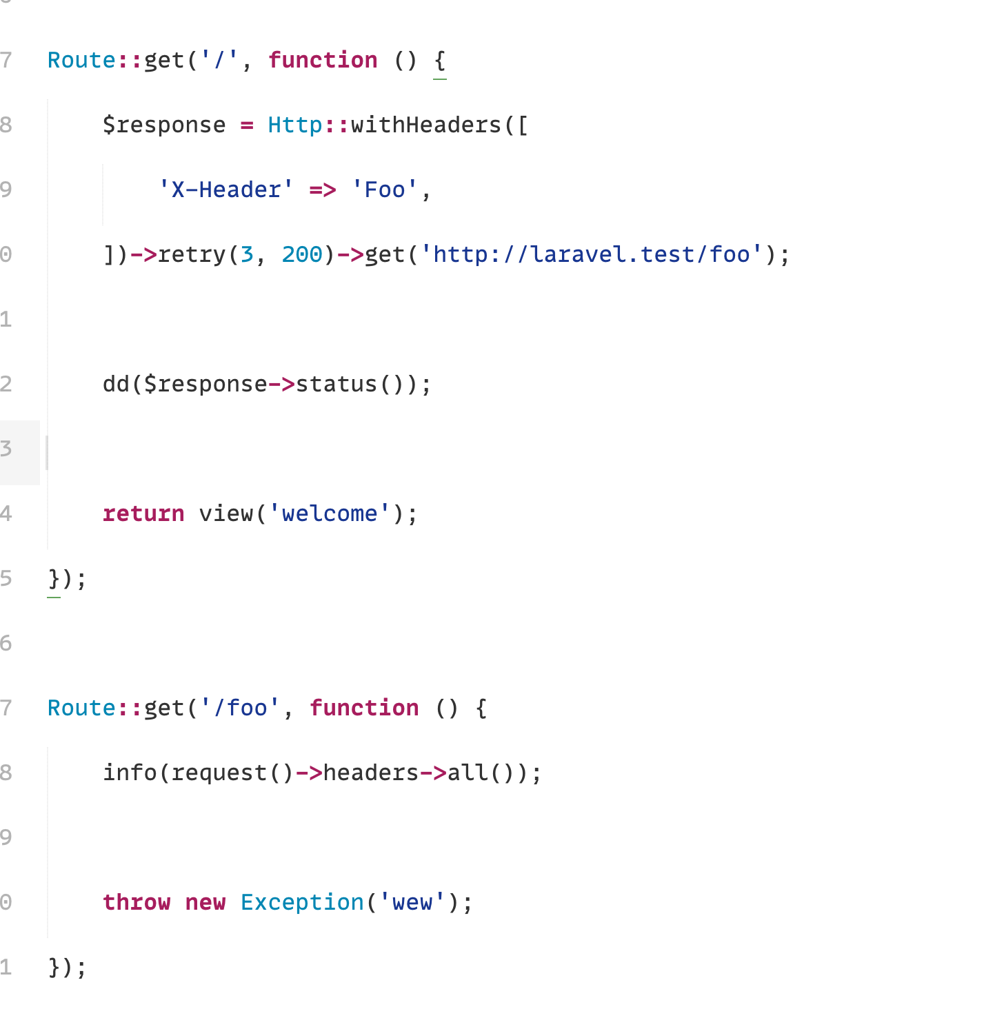 Http retry function does not work with withHeaders function · Issue #35232 · laravel/framework ...