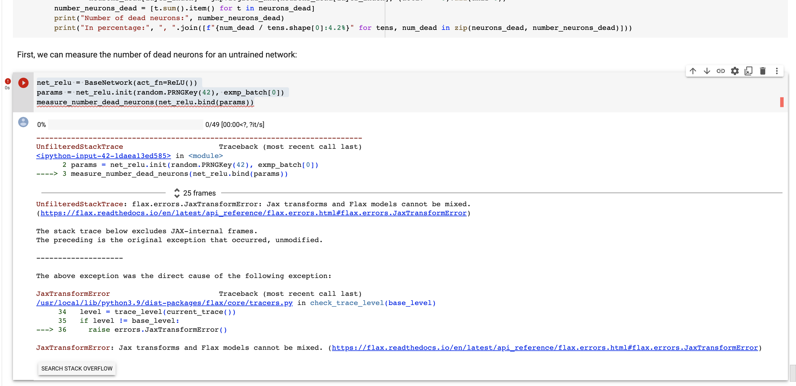 jax tutorial 3 (activaton fn): code to compute dead neurons fails · Issue #81 · phlippe/uvadlc ...