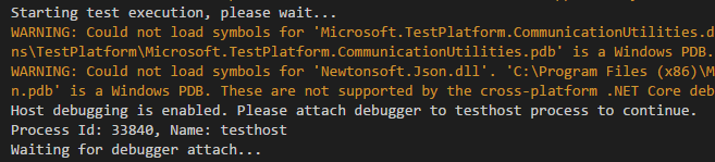 Debugging Of Net Framework Unit Tests In Vscode Got Broken With Vstest