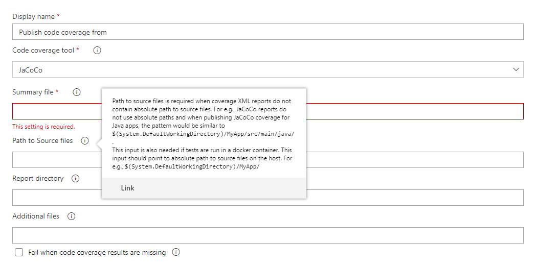 Publishcodecoverageresult Is Broken For Jacoco After Autogenerate Html Reports For Code Coverage