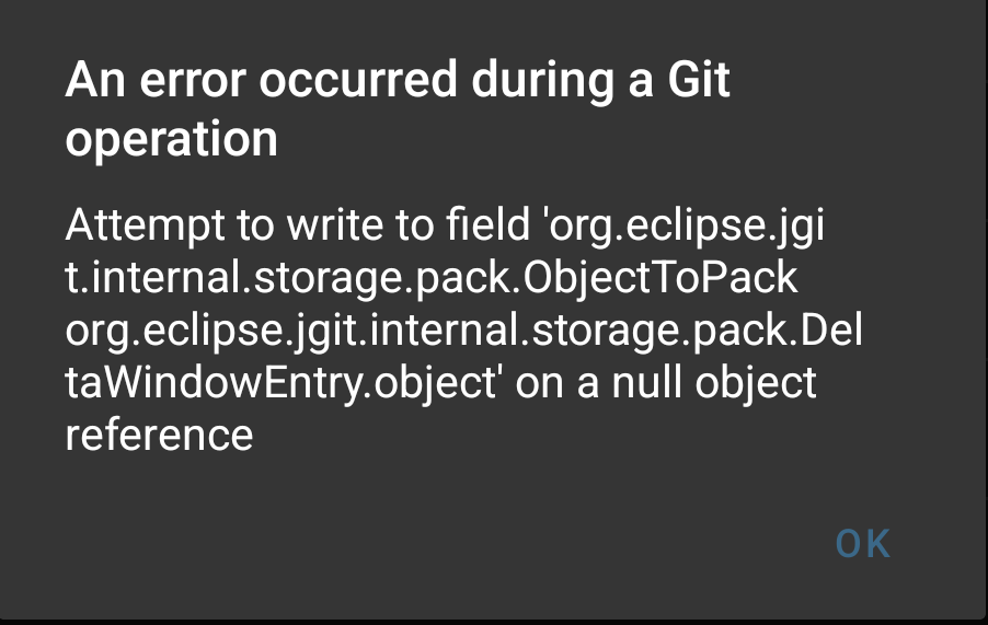 [bug] Error Attempt To Write To Field When Pushing New Entry To Gitlab Repository · Issue