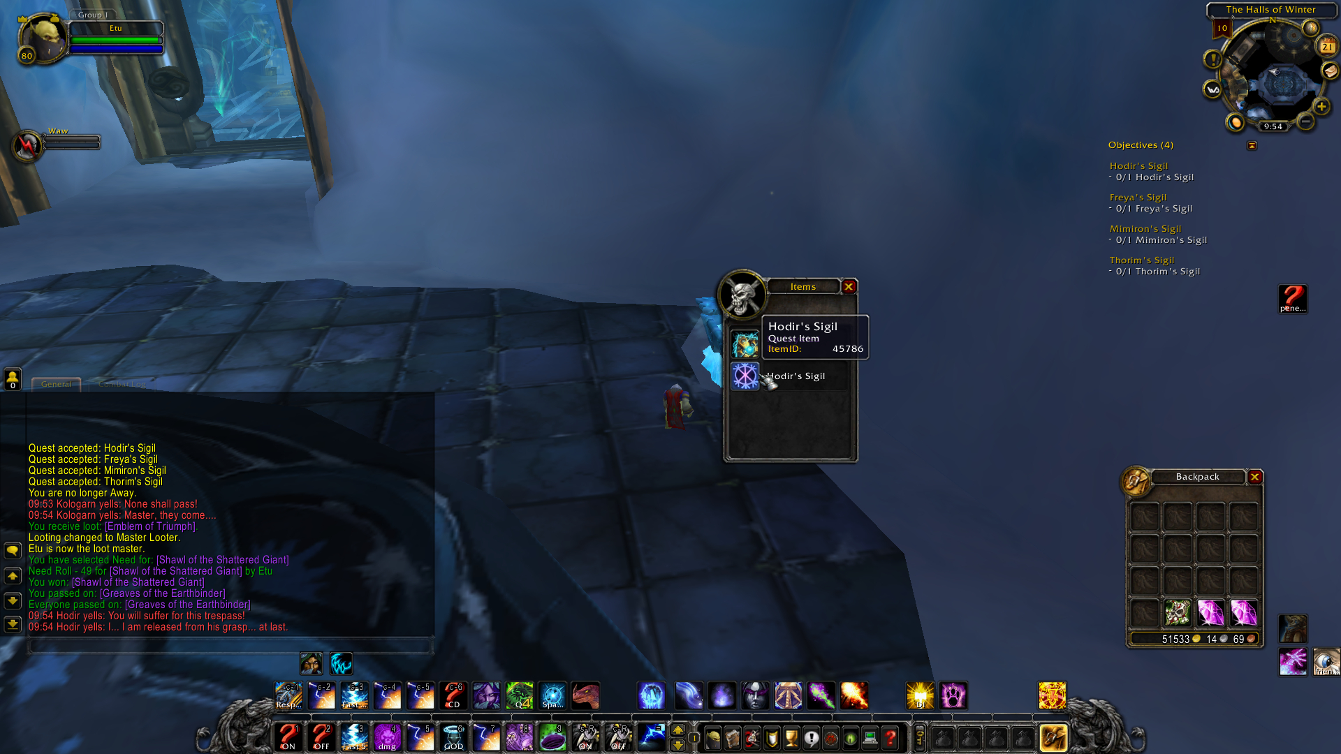 Ulduar quest chain Ancient Gate of the Keepers · Issue #15518 ...